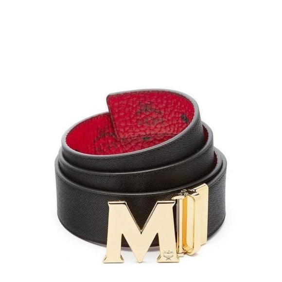MCM | Accessories | Sale Mcm Unisex Reversible Visetos Monogram Logo ...